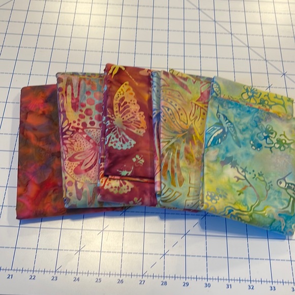 Office | Batik Magenta Blues Cotton 5 Piece Pack | Poshmark
